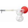 Ellik Evacuator with Glass Reservoir (Re-Usable) In India - Surgimedex.in
