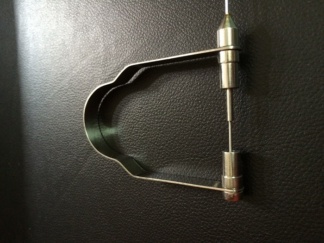 URS Forceps 3Fr 60Cms With U-Shape Metal handle - Biprong - Surgimedex.in