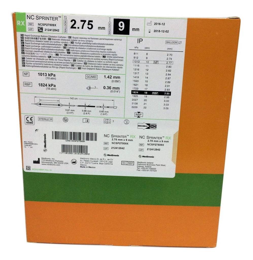 Medtronic NC Sprinter Balloon for PTCA, at best prices online in India