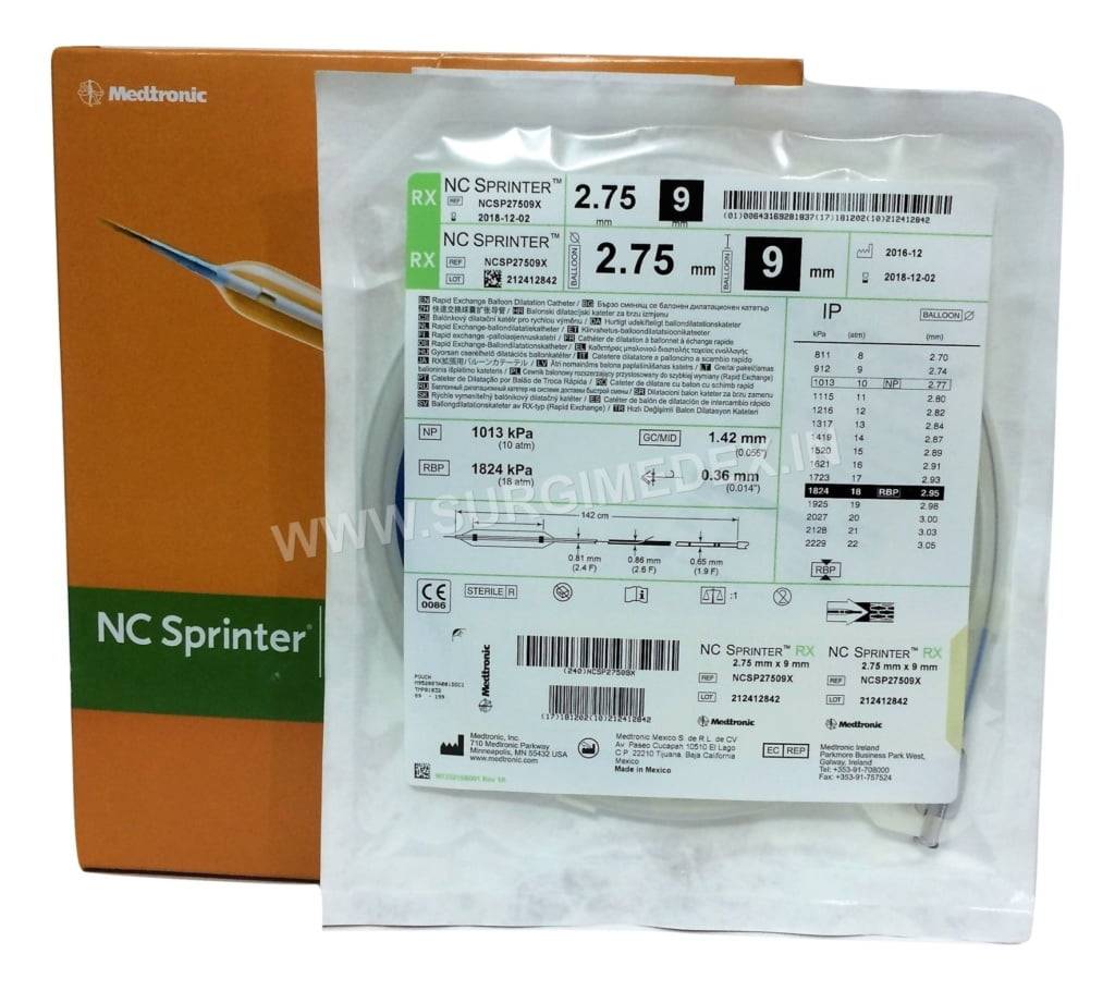 Medtronic NC Sprinter Balloon for PTCA, at best prices online in India