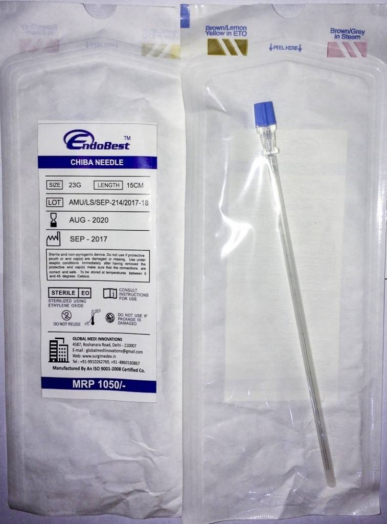 Chiba Needle for LA and Biopsy/Aspiration, Disposable - Surgimedex.in