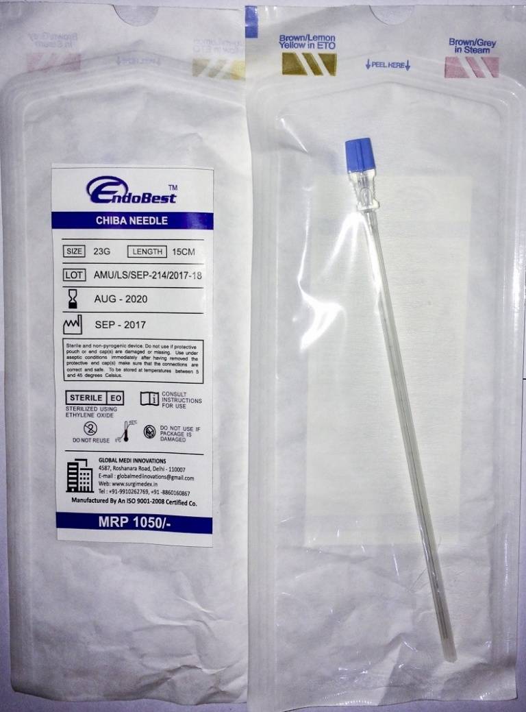 Chiba Needle for LA and Biopsy/Aspiration, Disposable - Surgimedex.in