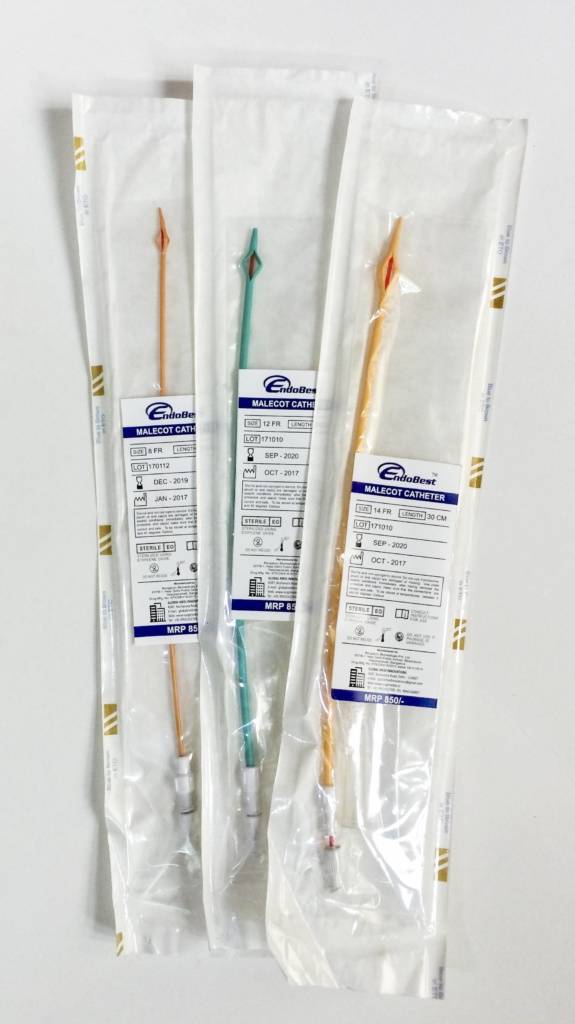 Malecot Nephrostomy Drainage Catheter in India - Surgimedex.in