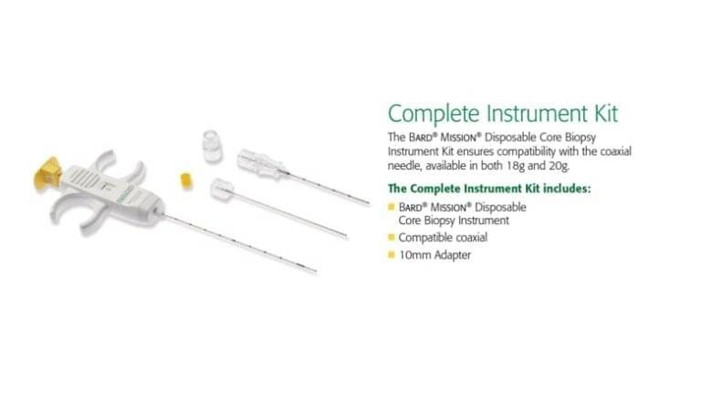 Bard Mission Biopsy Instrument Kit in India - Surgimedex.in