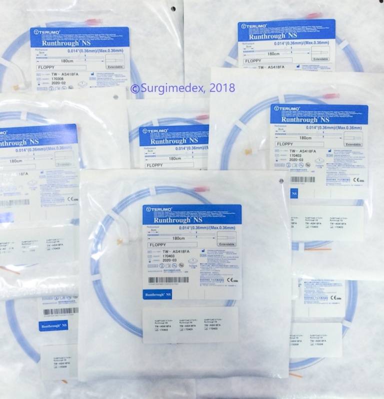 Terumo Runthrough NS Floppy PTCA Guidewire AS418FA - Surgimedex.in