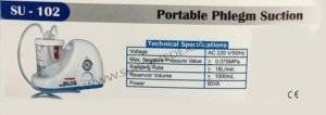 Portable Phlegm Suction Machine by Niscomed in India | Surgimedex.in