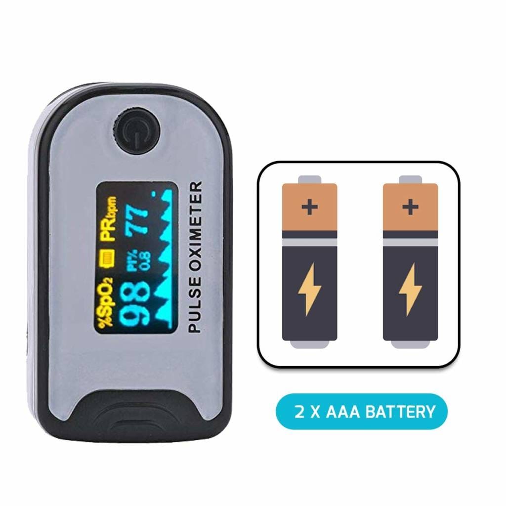 Fingertip Pulse Oximeter for SpO2 and pulse rate with finger detection